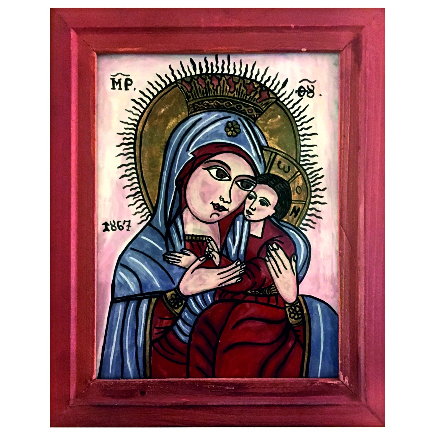 FECIOARA MARIA ȘI PRUNCUL IISUS (2005) - RAF Gallery 100% romanesc